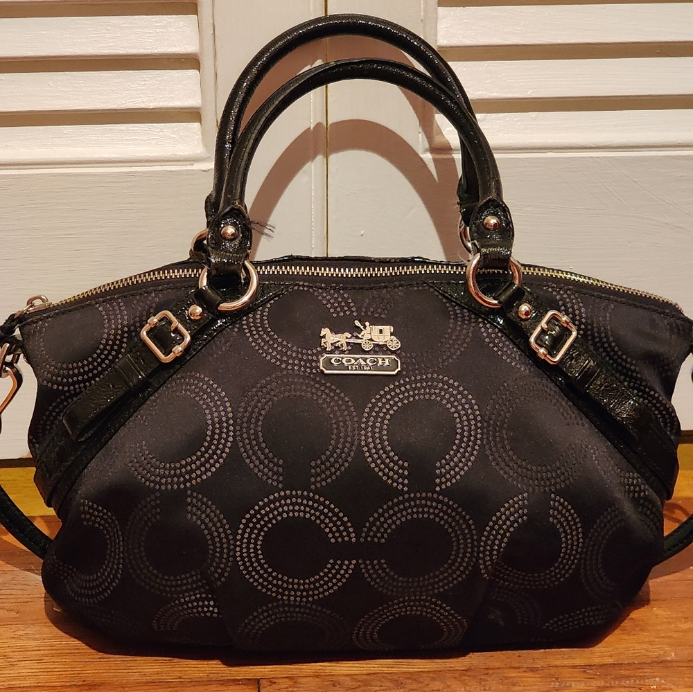 Coach 15935 Madison Sophia Op Art Dot-Black Convertib… - Gem